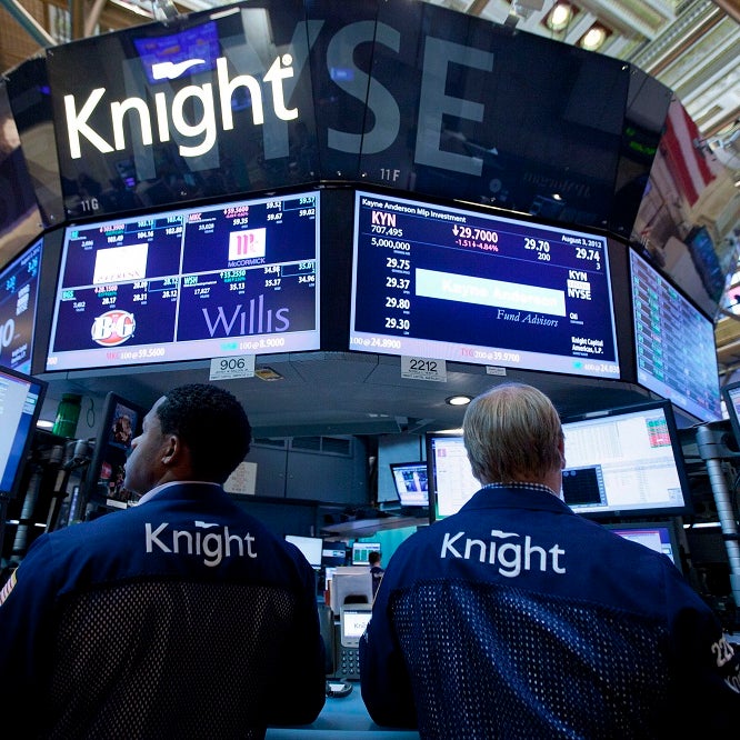 Knight Capital recibe rescate de US$400 millones