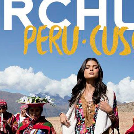 Atractivos de Cusco en catálogo de marca de ropa