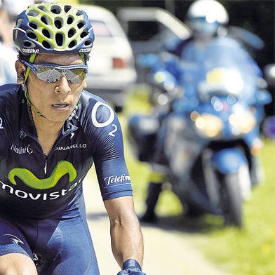 Por tercera ocasión Nairo Quintana se monta al podio del Tour de Francia