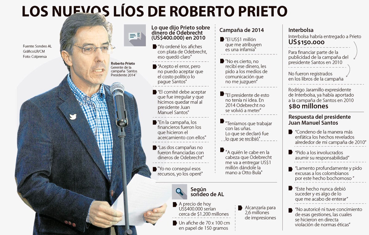 Prieto obliga al presidente Santos a explicar campaña de 2010 ...