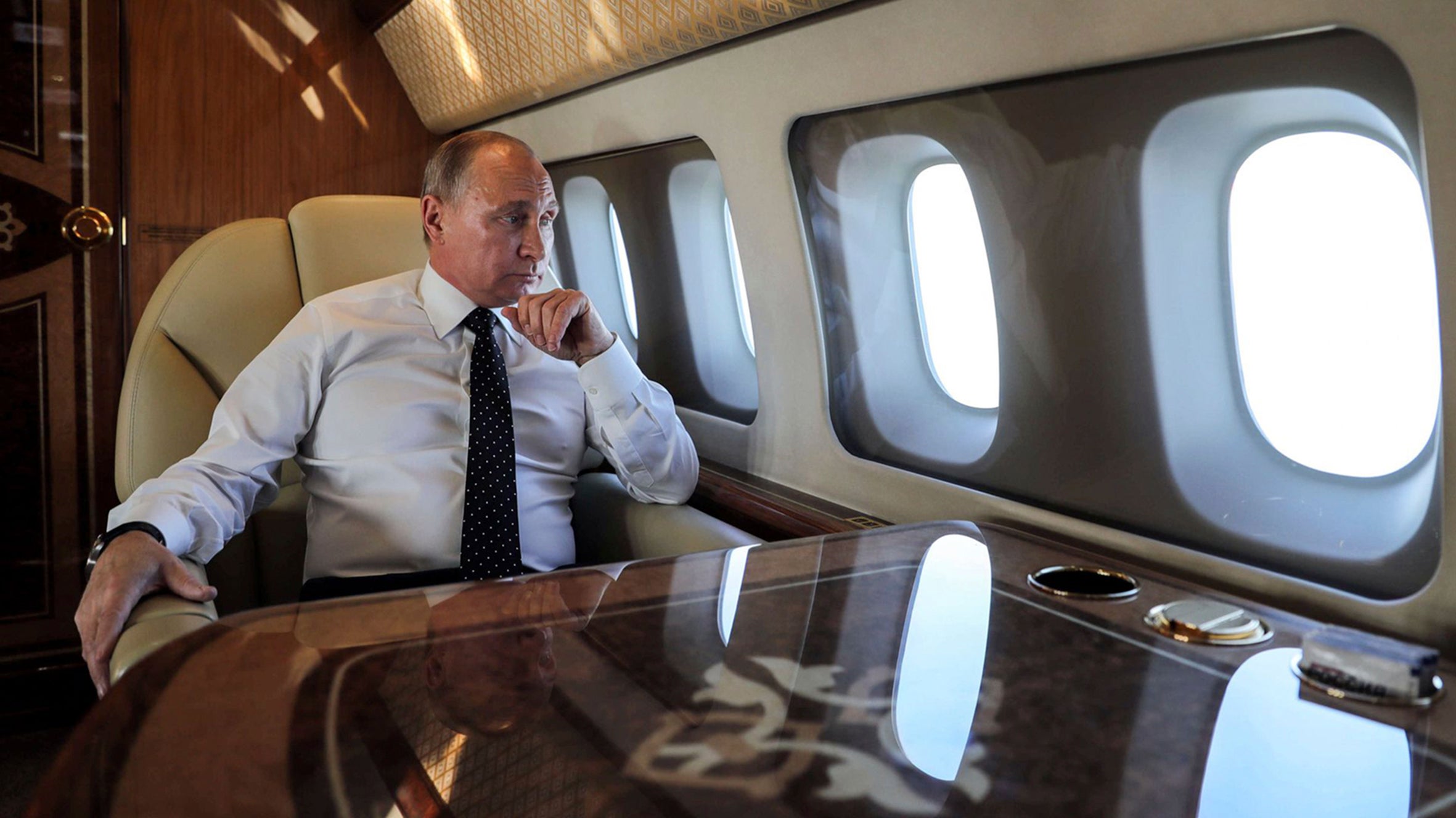 El avión invisible de lujo en el que viaja Putin