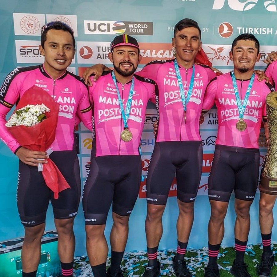 Manzana Postobón fue reconocido como el mejor equipo de la Vuelta a Turquía
