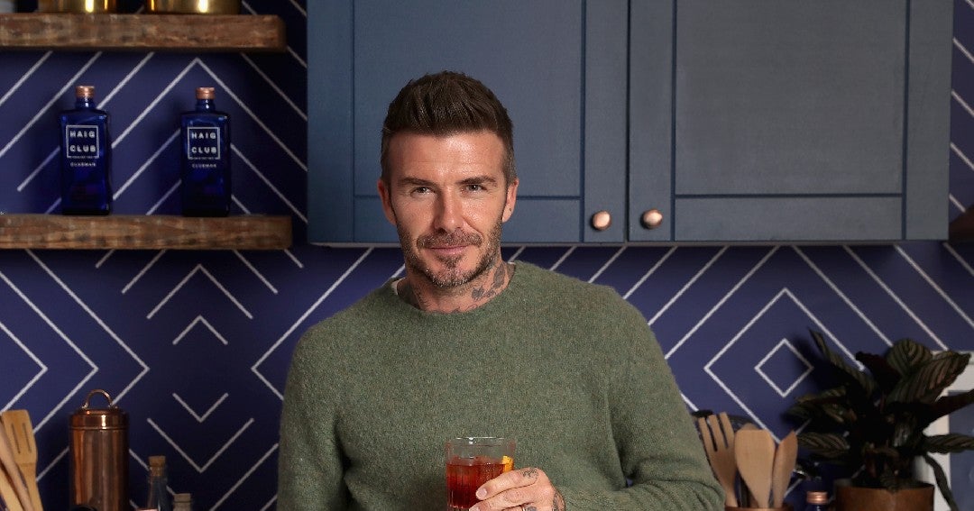 El exfutbolista David Beckham llegó a Colombia para promocionar Haig Club
