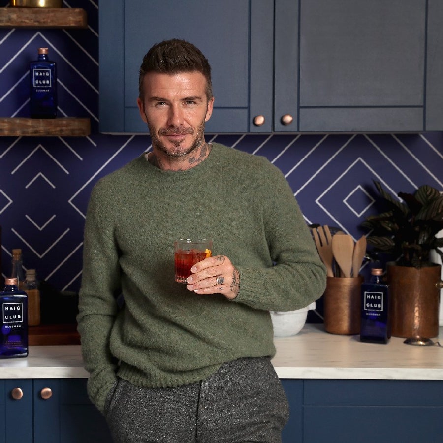 El exfutbolista David Beckham llegó a Colombia para promocionar Haig Club