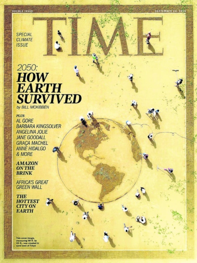 La portada de time: una obra de arte