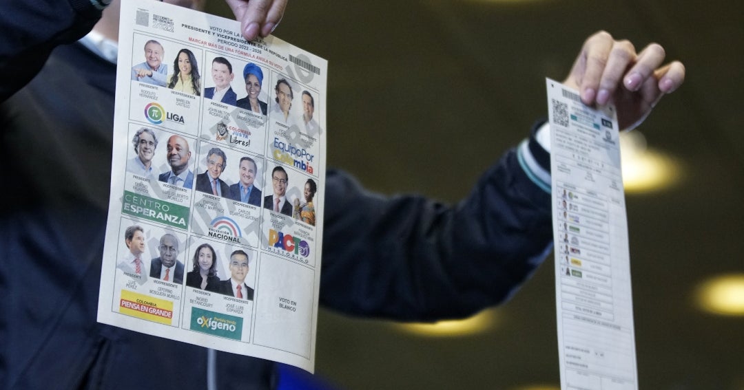 Así quedó el tarjetón electoral para las elecciones presidenciales del ...