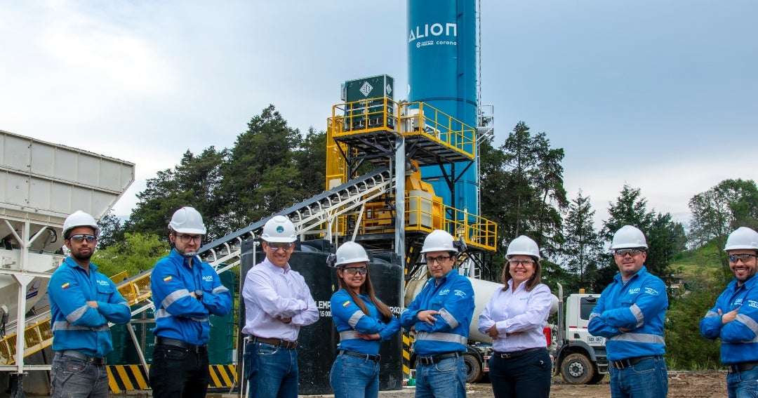 Alión abre su primera planta de concreto en Antioquia con inversión de ...