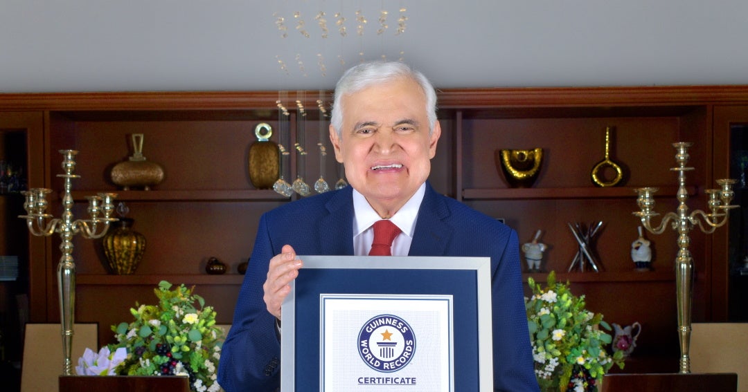 Jorge Barón recibirá el Guinness por ser el presentador de TV con mayor ...