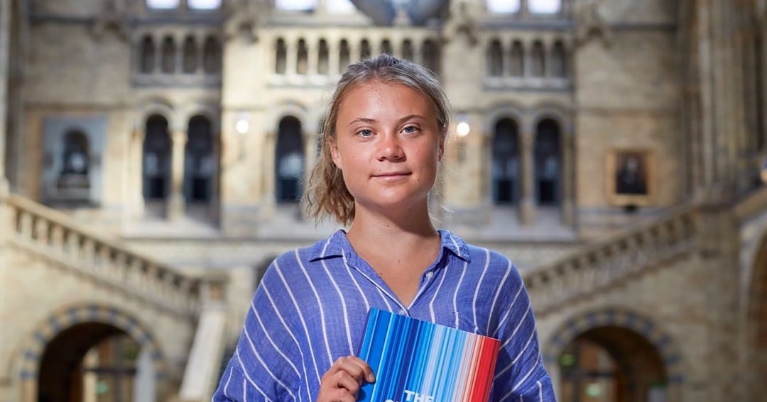 Greta Thunberg presentó ‘El libro del Clima’