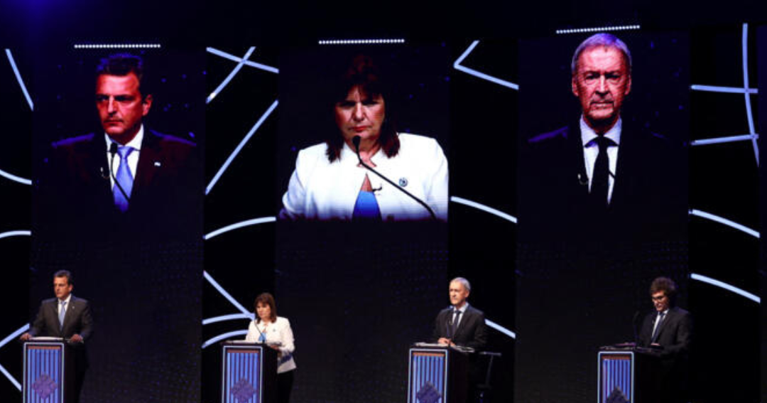 En la revancha, Milei fue al centro, Massa al contrataque y Bullrich ...