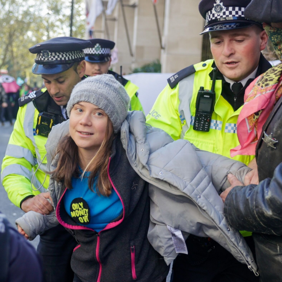 Greta Thunberg fue arrestada en Londres tras encabezar nueva protesta ...