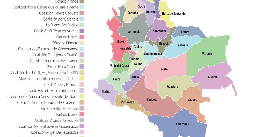 Así quedó el nuevo mapa político después de los resultados de ...