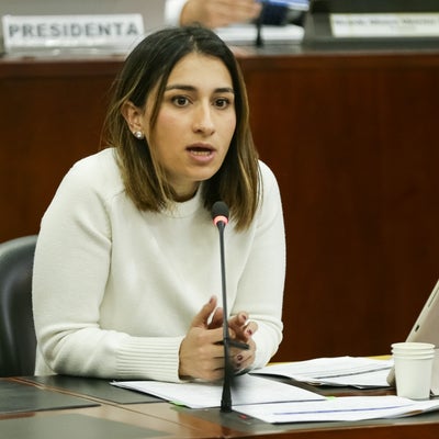 Sarabia se pronuncia ante los cuestionamientos de la periodista María ...