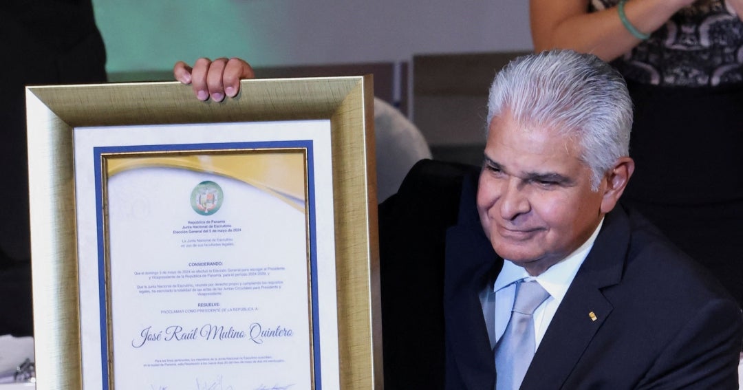 José Mulino recibió credencial que lo acredita como presidente de ...