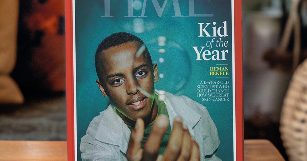 Heman Bekele, el niño del año de Time