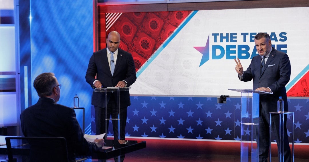 Senador Ted Cruz discute con su rival demócrata sobre la frontera ...