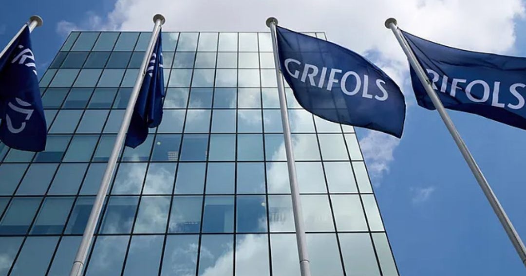 Brookfield abandona la OPA y las acciones de Grifols se desploman hasta 13% en Ibex