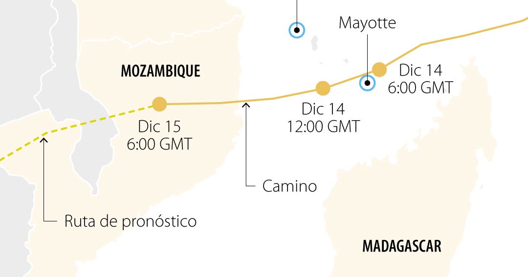 Ciclón tropical Chido deja muertos y daños en islas desde Mauricio ...