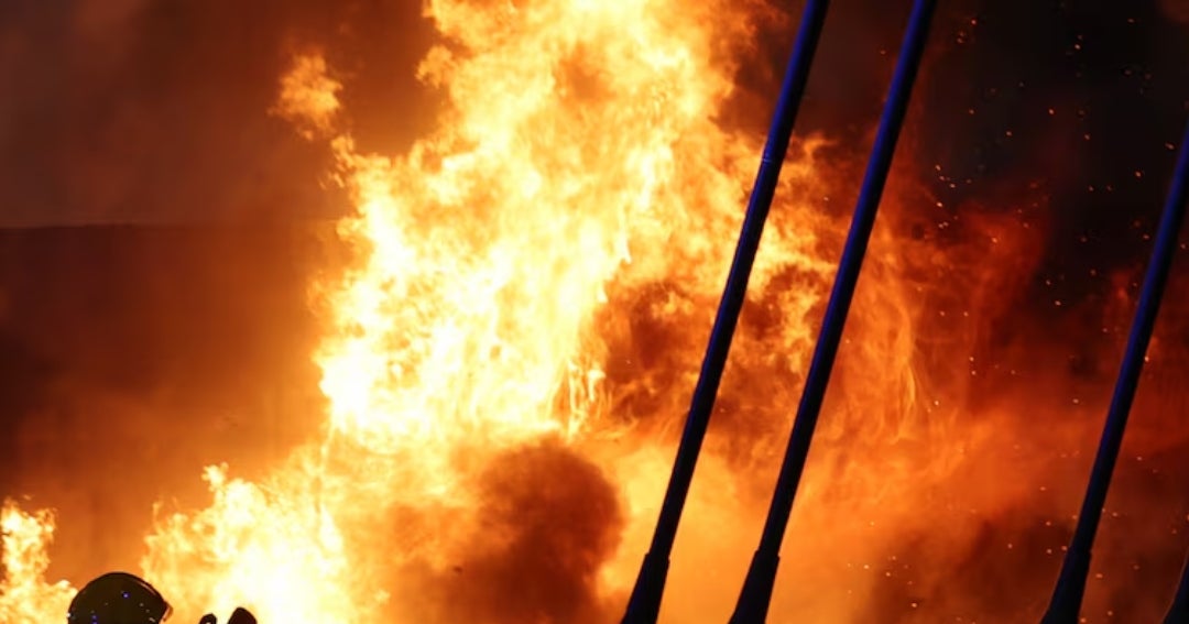 Se produjo un incendio en el exterior del estadio del Manchester City ...