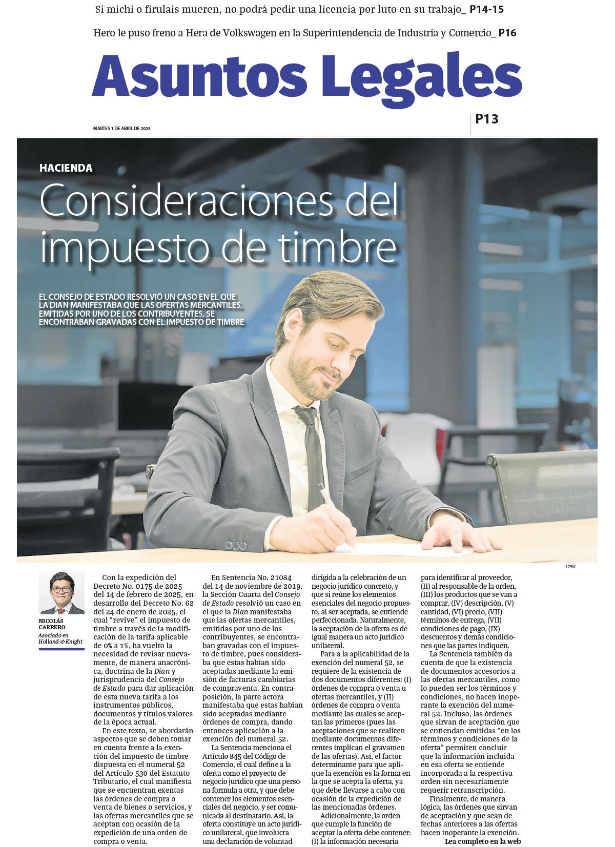 Lo que debe saber acerca de la nueva sanción a la ley 2354, que regula ...