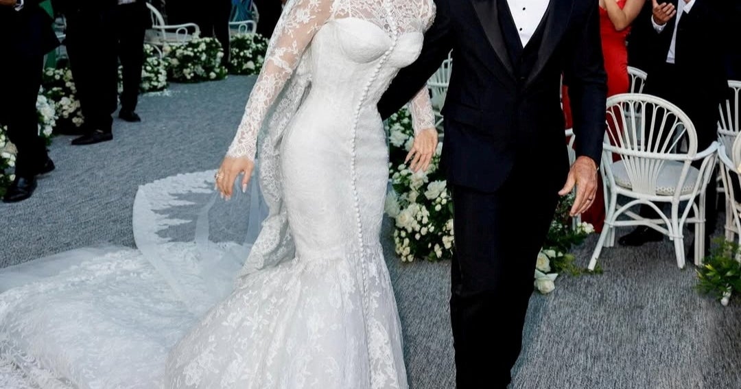 Vestido de novia de ensueño: Lauren Sánchez y su boda con Jeff Bezos en ...