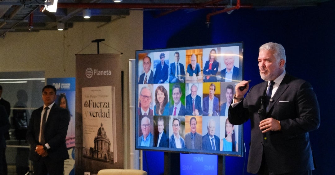 Iván Duque realizó un conversatorio por el lanzamiento de su libro ...