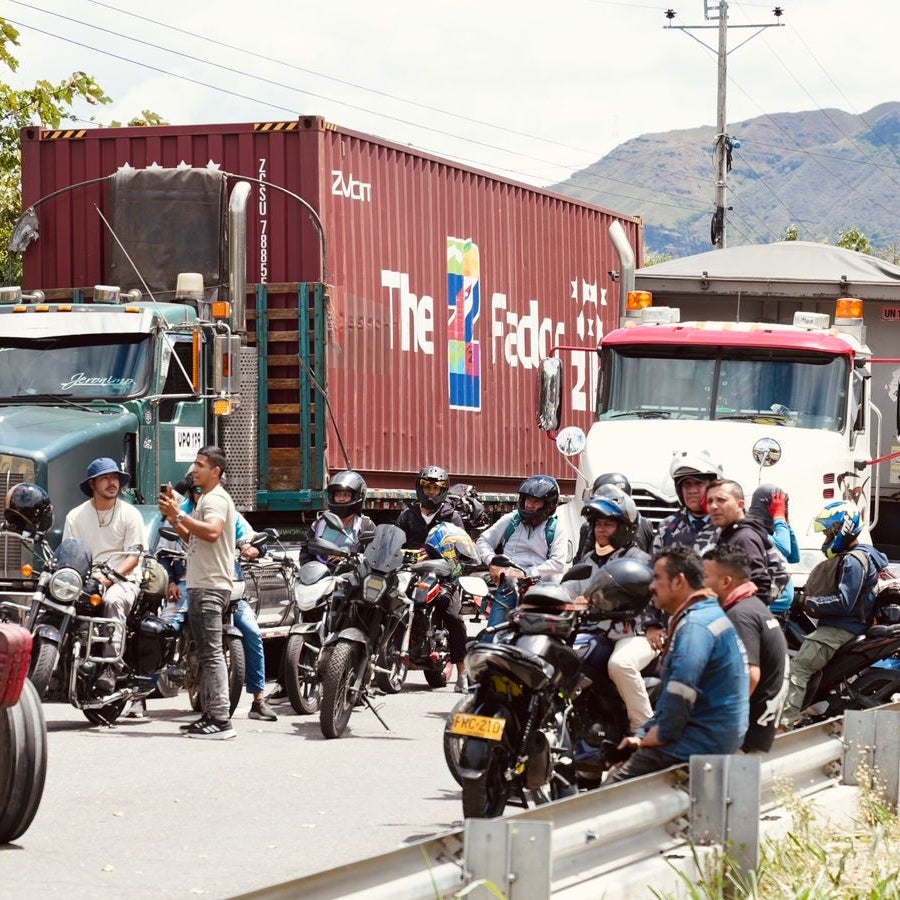 Se presentan bloqueos en las vías de Boyacá con motivo del paro minero ...