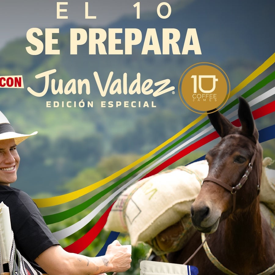 Juan Valdez se alía con 10 Coffee de James Rodríguez y presenta una ...